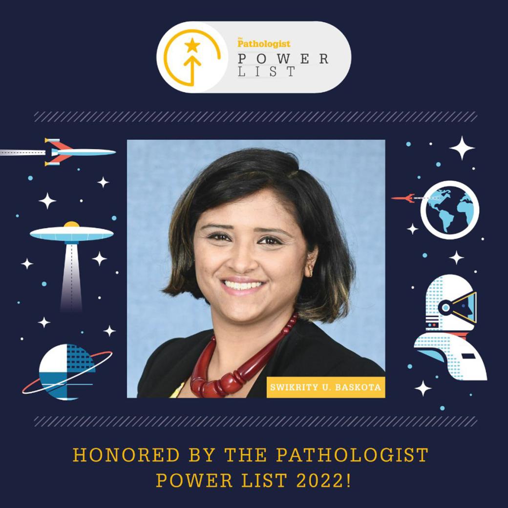 Dr. Swikrity Upadhyay Baskota Named to The Pathologist's Power List for ...