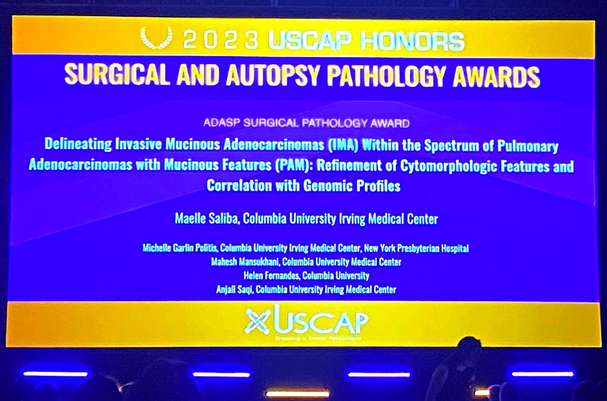 Two Pathology Trainees Win USCAP Awards | Pathology